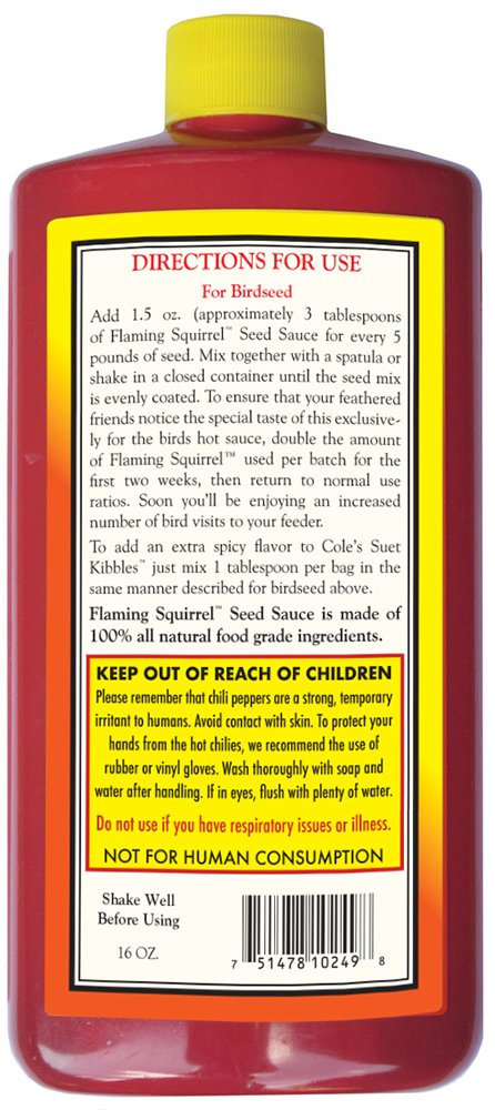 Snapklik.com : Coles FS16 Flaming Squirrel Seed Sauce