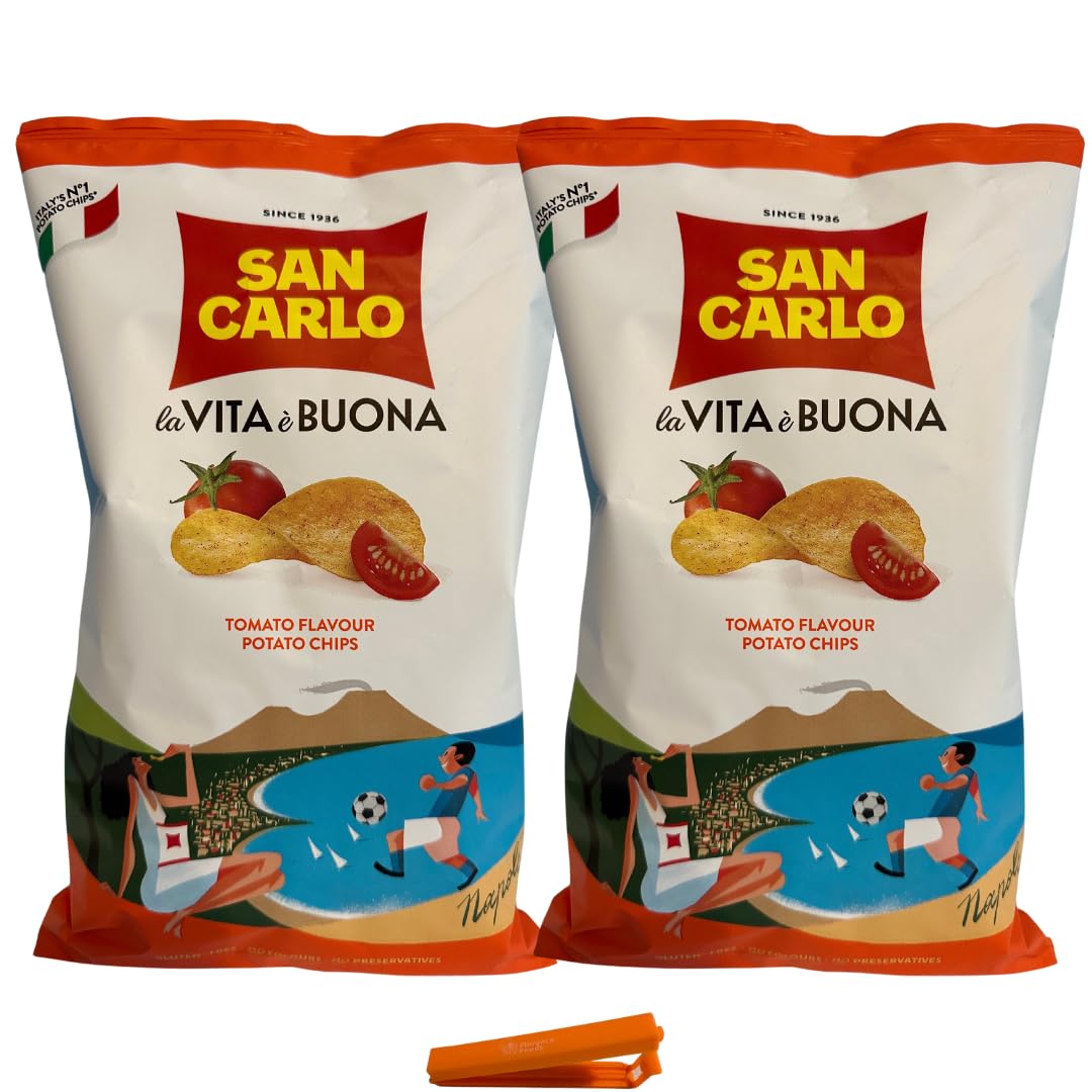 Amazon.com: San Carlo Tomato Chips 5.29 oz. (150g)(Pack of 2) Tomato ...