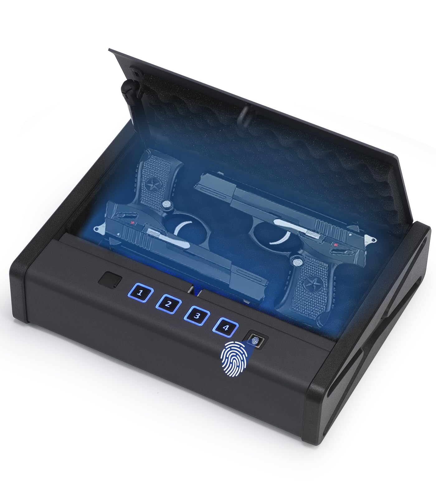 Gun Safe For Rifles And Pistols Langger V Safe Quick Access 5-6 Large ...