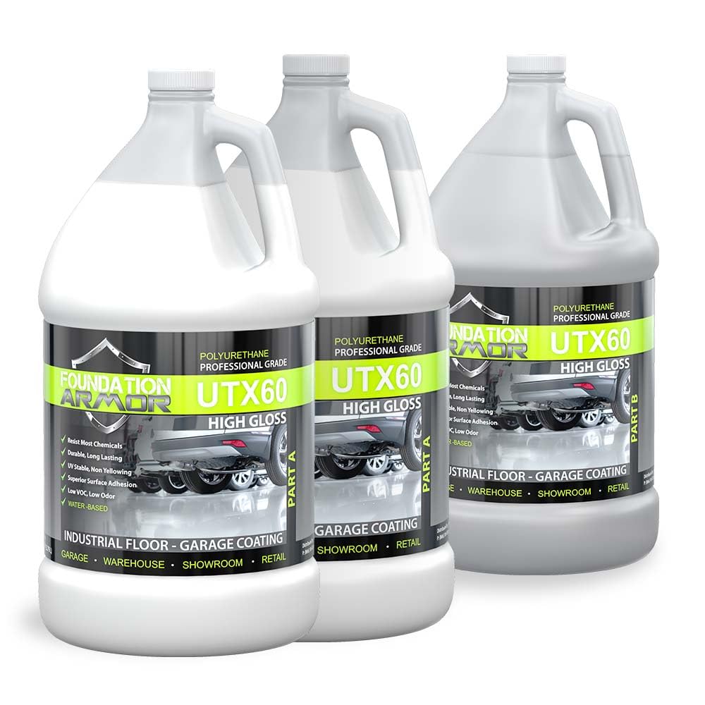Armor UTX60 High Gloss Water-Based Aliphatic Urethane Concrete and ...