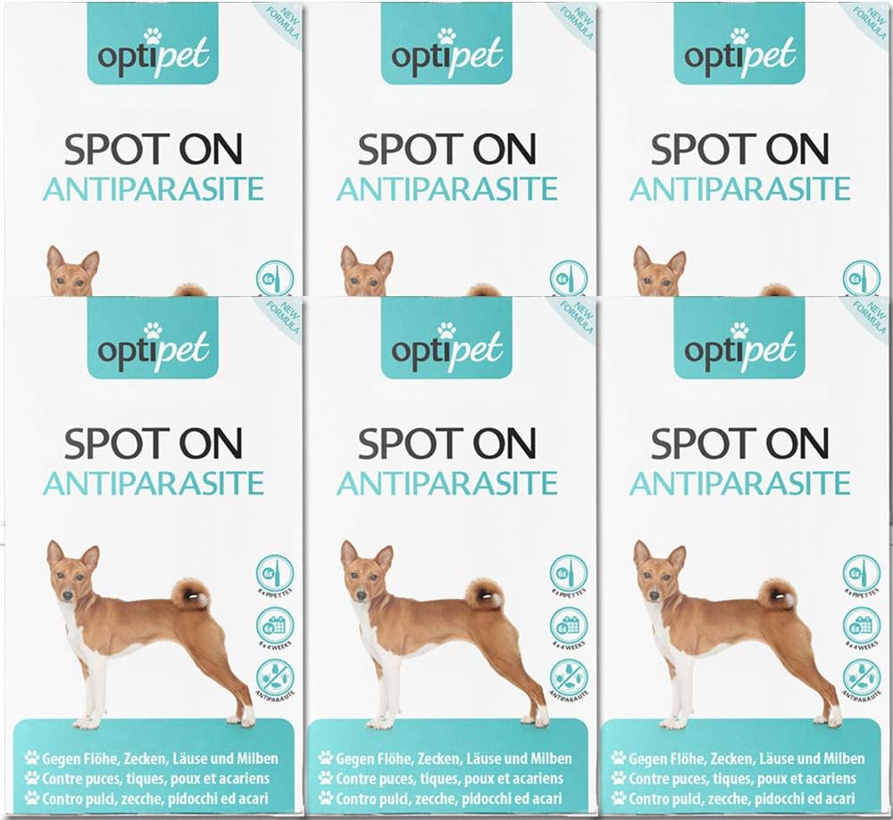 OptiPet Spot On Pipetten für Katzen 6x1ml - Hochwirksame Tropfen gegen ...