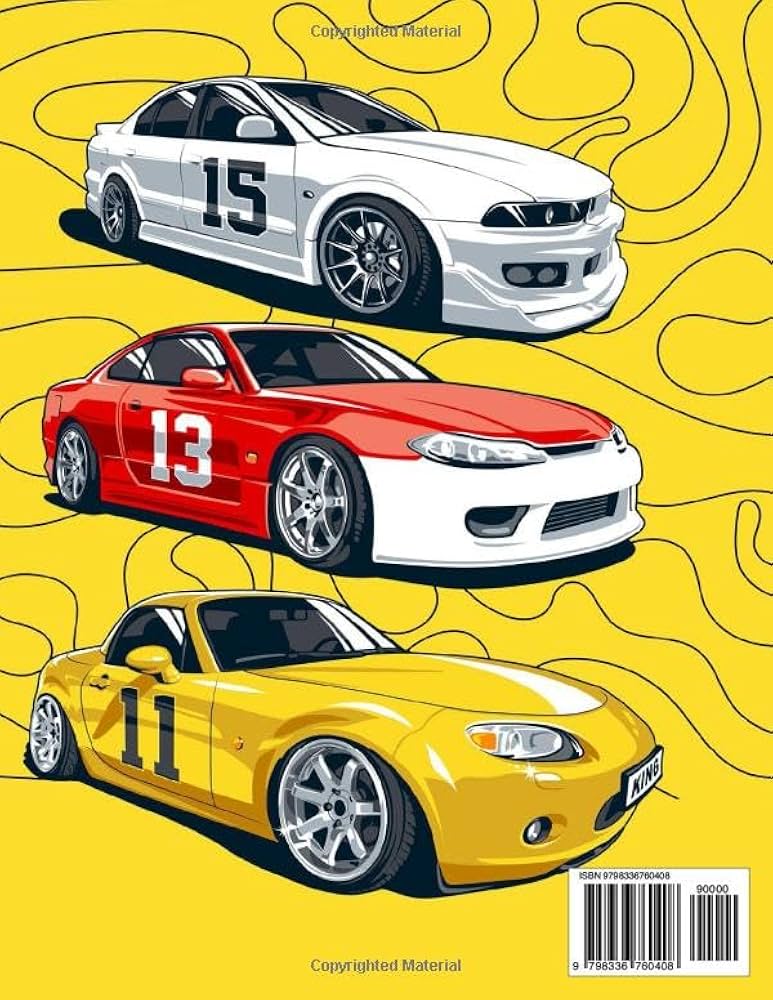 mazda coloring pages