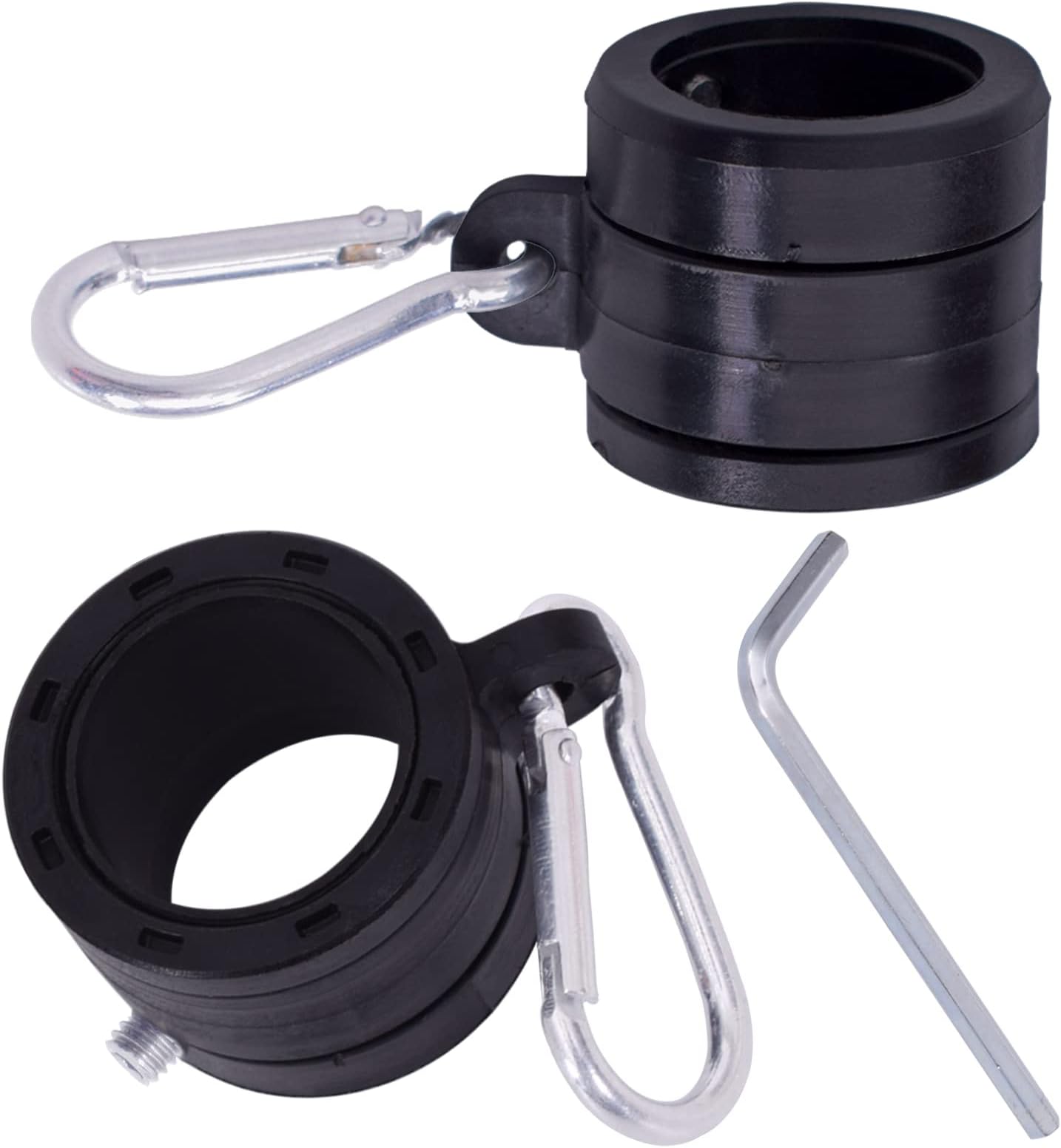 Amazon.com : PPeen 2 Pack Flag Pole Rings, 360 Degree Rotating Flagpole ...