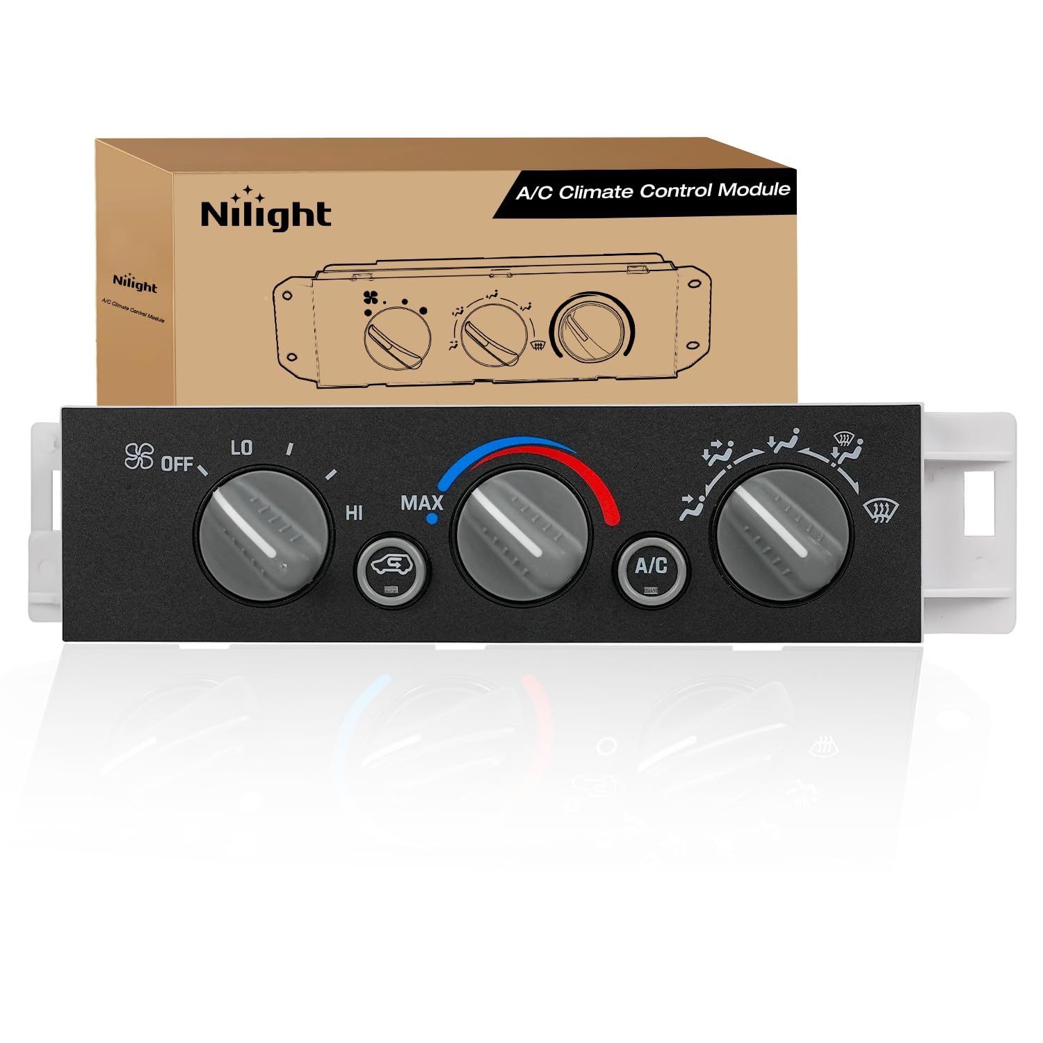 Amazon.com: Nilight A/C Heater Climate Control Module Switch Panel ...