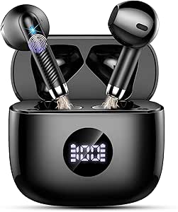 Amazon.com: Wireless Earbuds, Bluetooth 5.4 Headphones HiFi Stereo, in ...