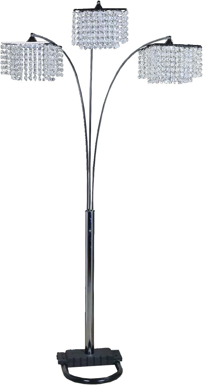 Amazon.com: Milton Greens Stars A733WH Shannon Crystal Table Lamp with ...