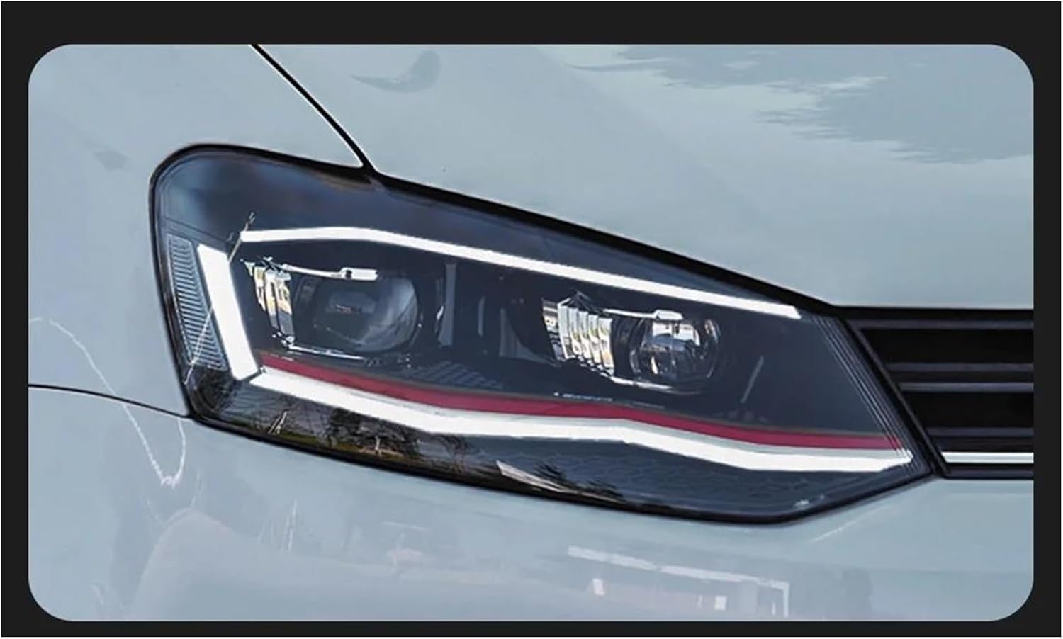MYKAMI Car Headlamp Car Headlight For VW For Polo For TSI 2011 2012 ...