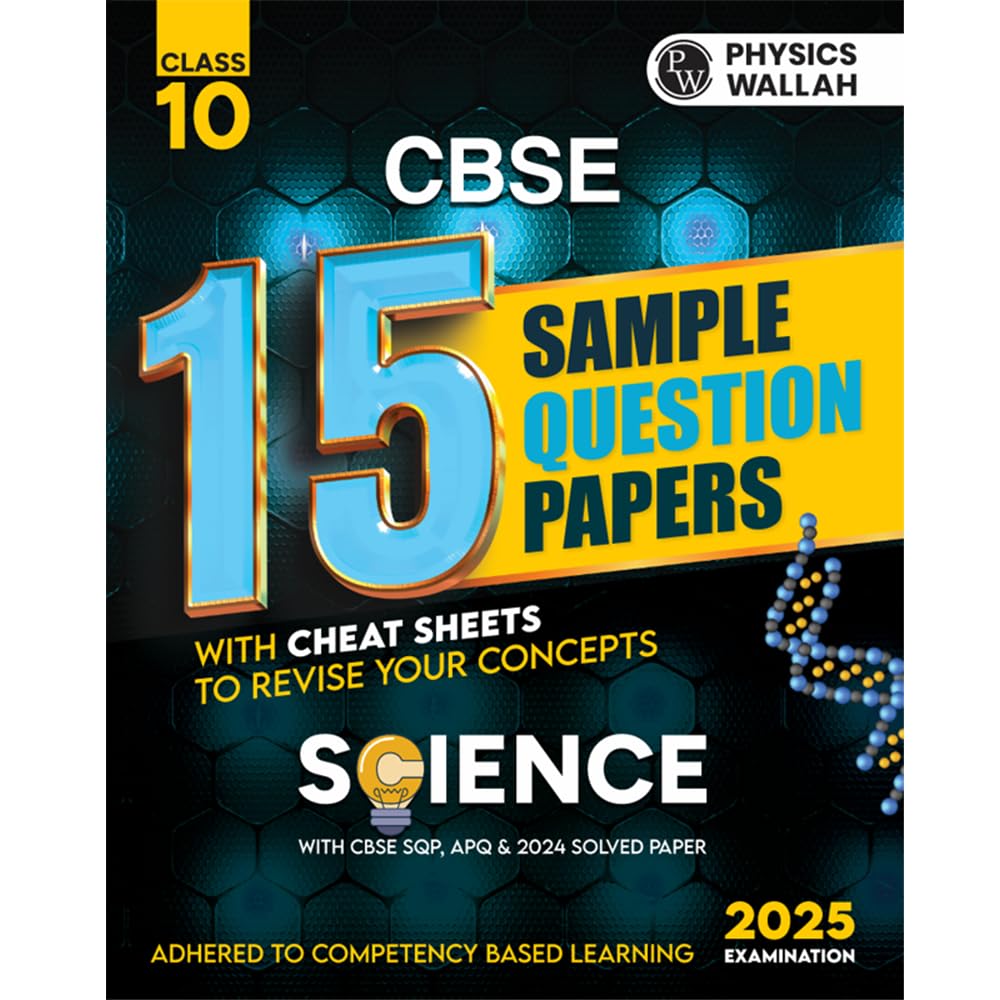 Pw Cbse 15 Sample Question Papers Class 10 Science 2024 | Desertcart ...
