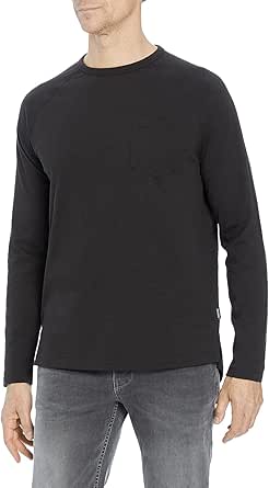 Kenneth Cole Men's Long Sleeve Raglan Pocket Tee | Amazon.com