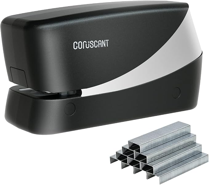 Coruscant Engrapadora eléctrica, engrapadora de computadora resistente ...