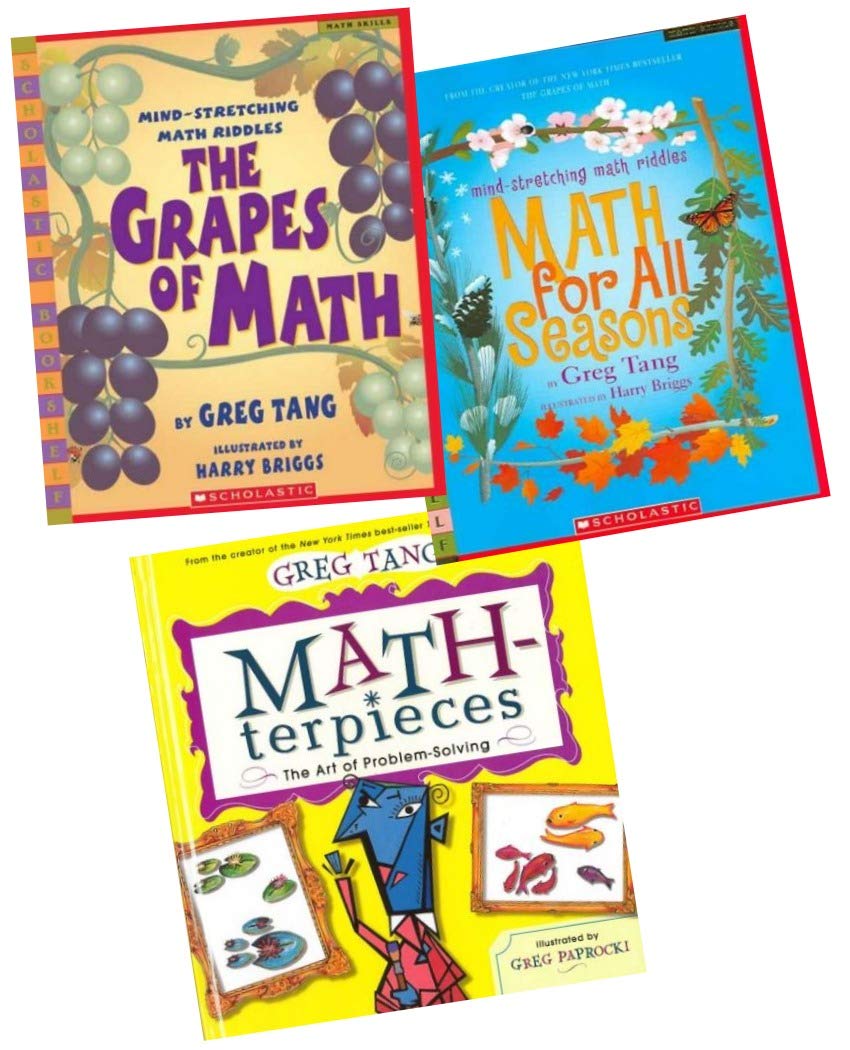 Greg Tang Math Pack (3 Books) (Includes: MATH-terpieces: The Art of ...