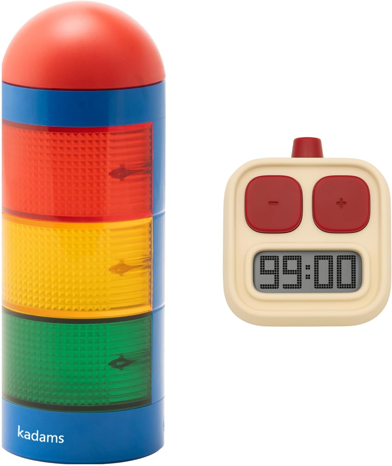 Amazon.com: KADAMS Visual Timer for Kids + Countdown Cout-up Kitchen ...