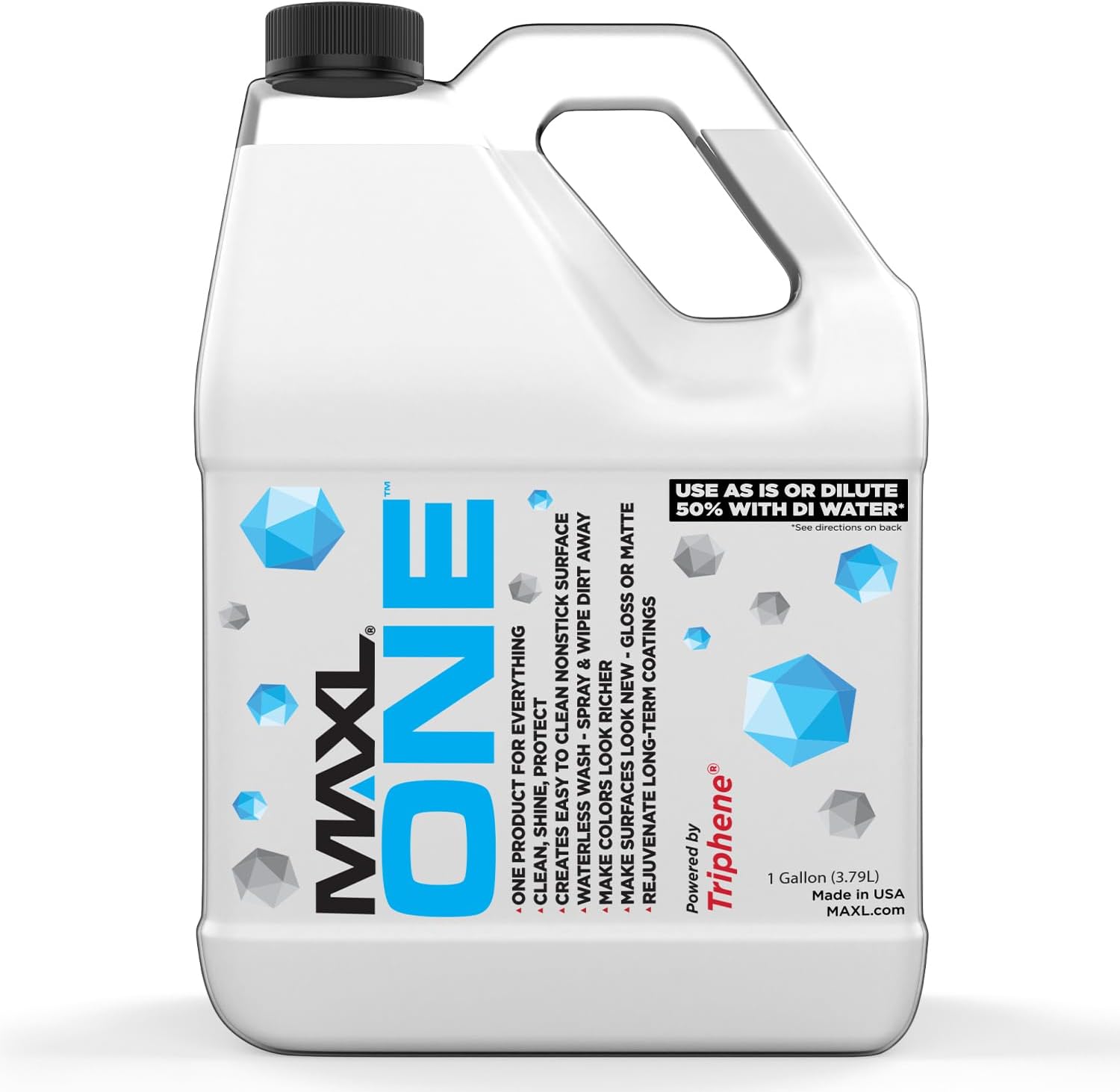 Amazon.com: MAXL ONE ™ Car Spray with Triphene® Technology, Quick Spray & Wipe All Purpose ...