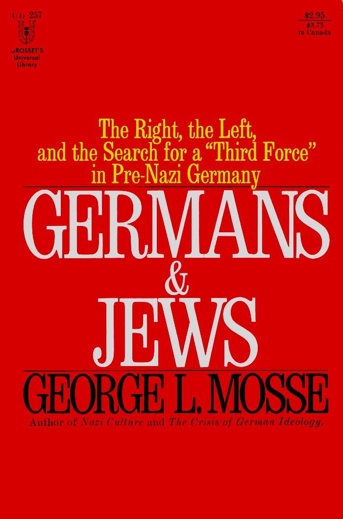Amazon.co.jp: Gemans and Jews: The Right, The Left, and the Search for ...
