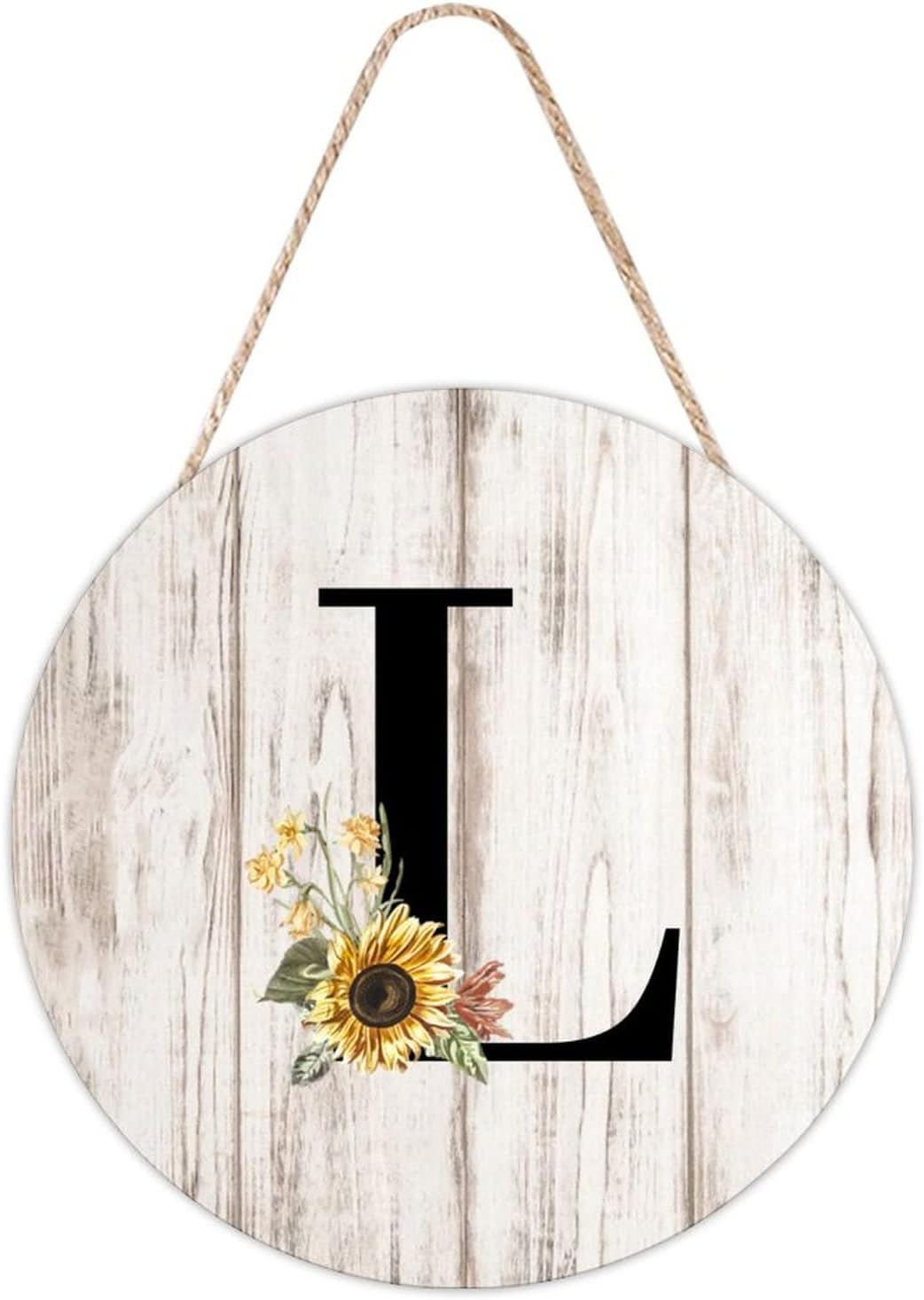 Amazon.com: JuneLucky Vintage Round Wood Home Decor Sign 12x12 ...