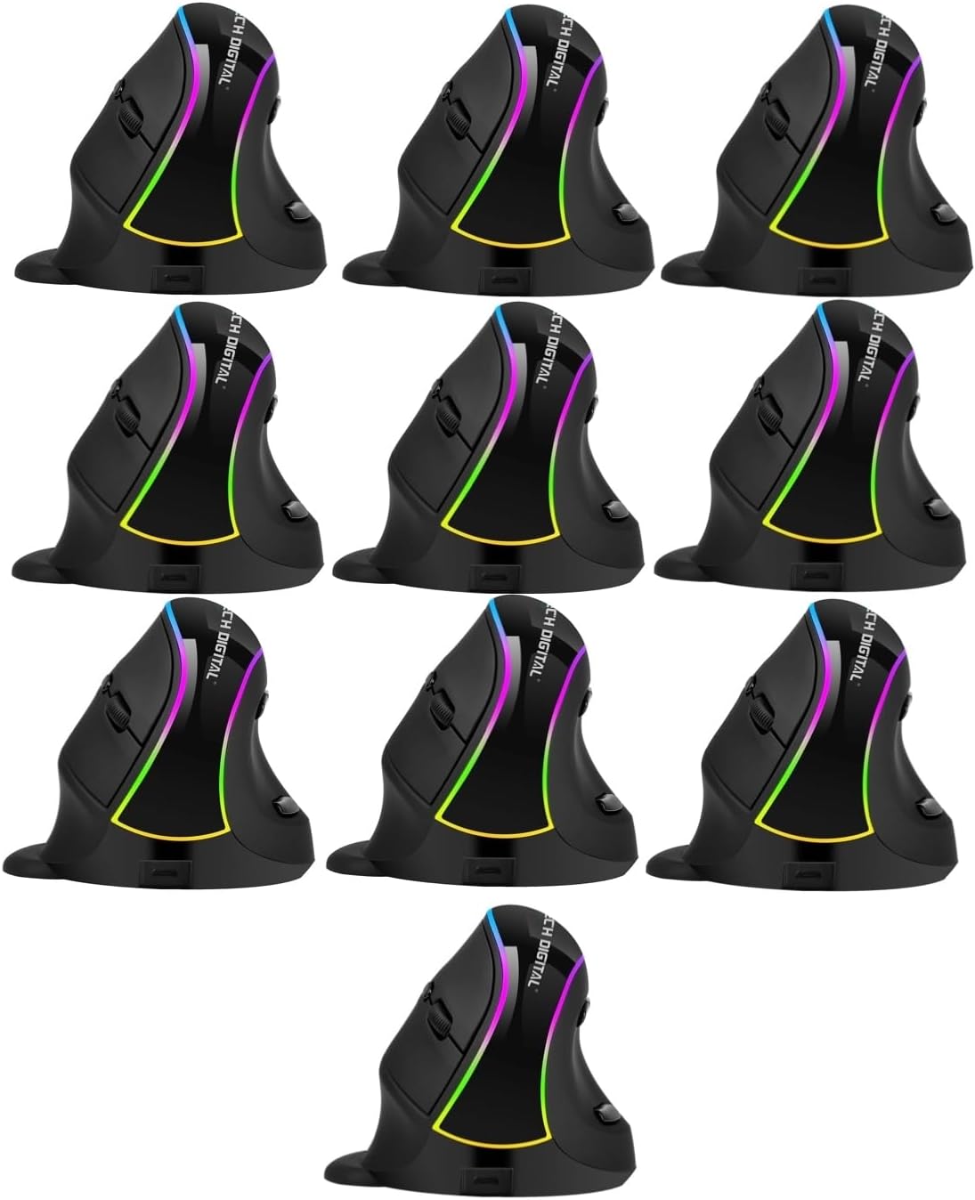 Amazon.com: J-Tech Digital Wireless Ergonomic Mouse with Adjustable DPI ...