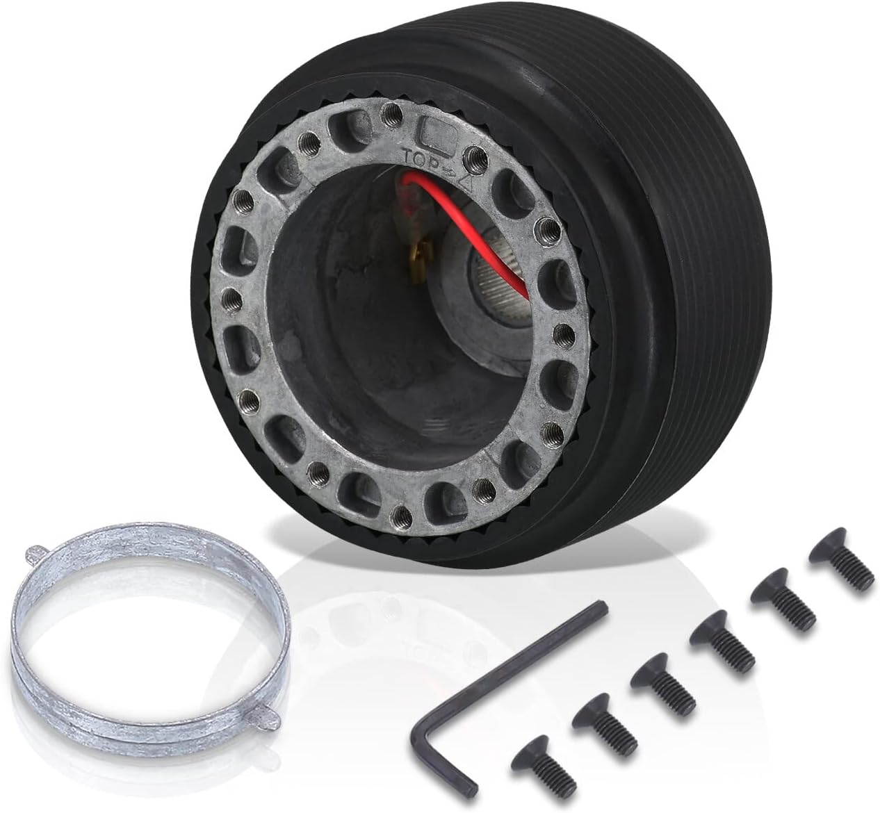Amazon.com: AJP Distributors 6 Hole Bolt Steering Wheel Adapter Hub ...