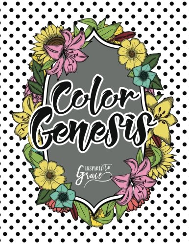 Color The Bible: Color Genesis: Coloring Books for Adults, Christian ...