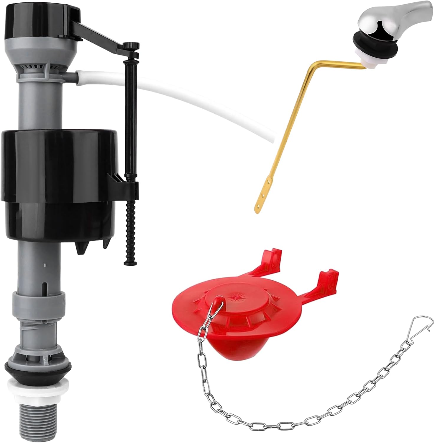 Universal Toilet Tank Replacement Kit Toilet Flush Flapper Repair Kit ...