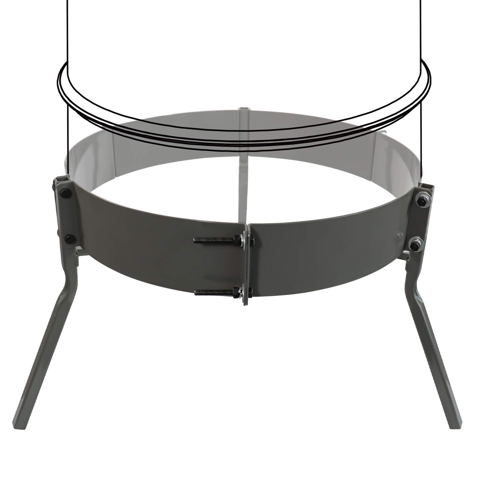 Deer Feeder Barrel Band Drum Deer Feeder Highwild Deer Feeder