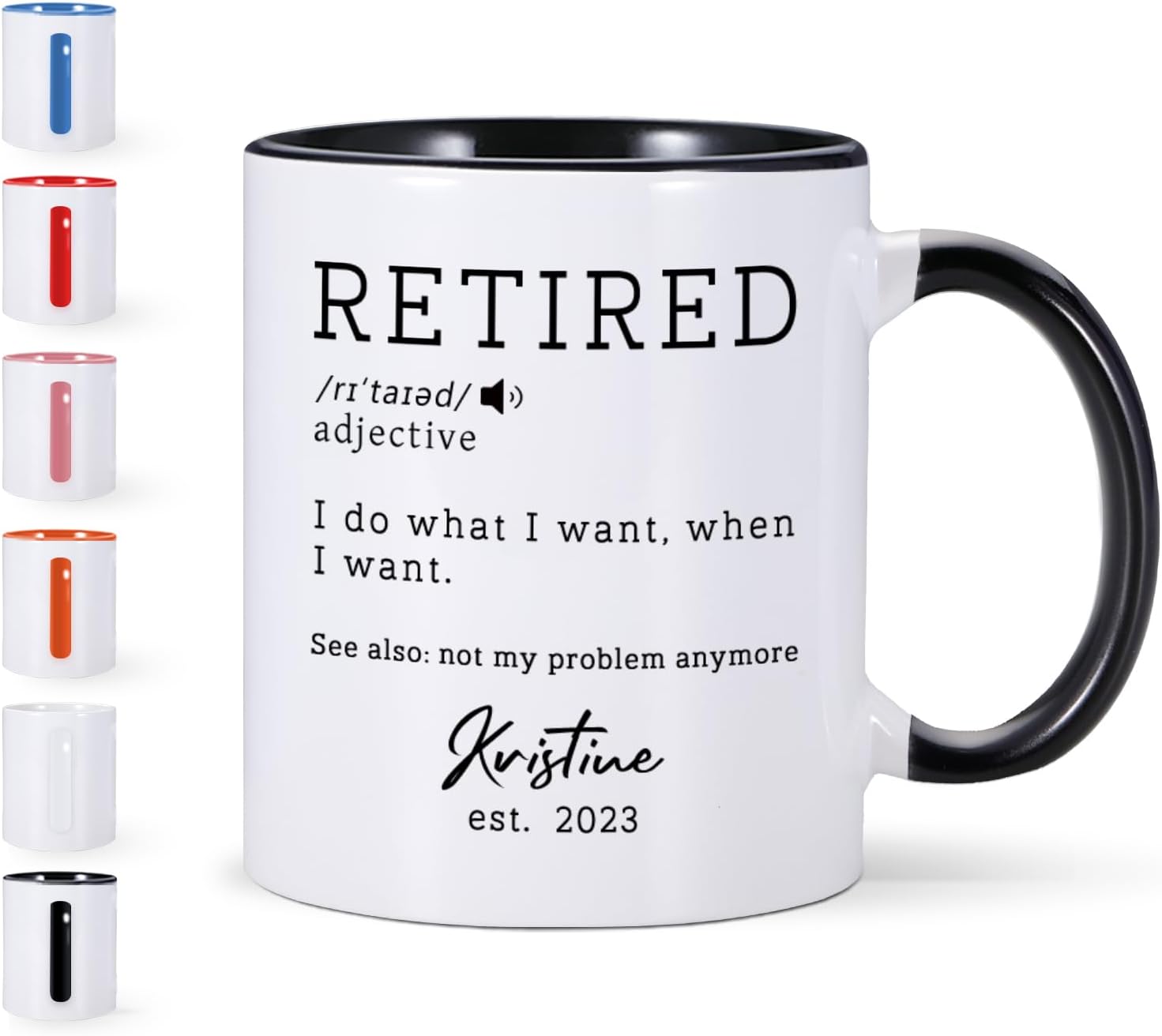 Amazon.com: Retirement Gifts for Women Men - Happy Retirement Gifts Mug ...