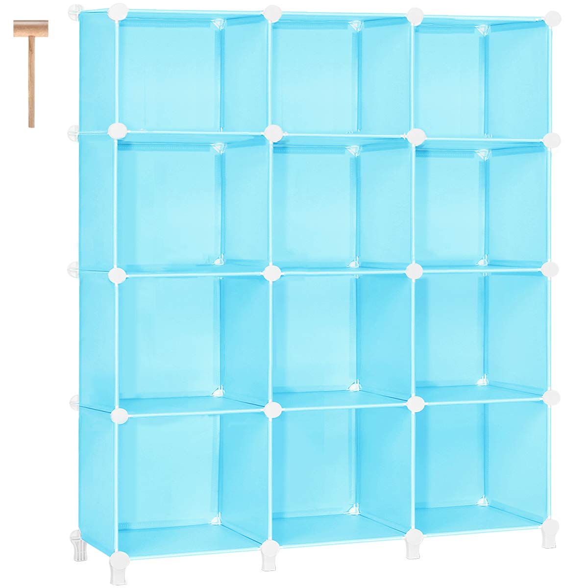 Buy TomCare Cube Storage 12-Cube Bookshelf Cubes Organizer Storage ...