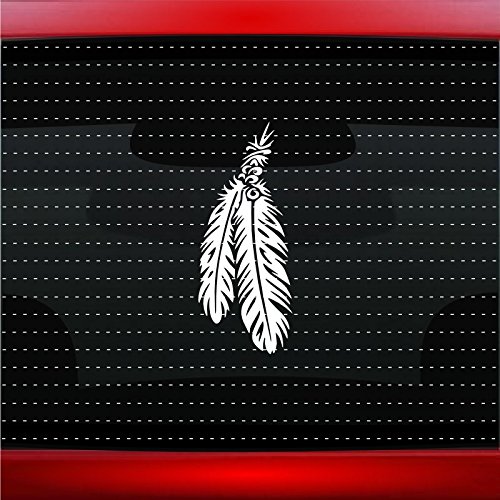 Amazon.com - Feather #6 Indian Native American Car Sticker Truck Window ...