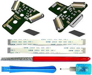 ElecGear 2X USB C Charging Port PCB for 2nd Gen PS4 Controller, Upgrade ...