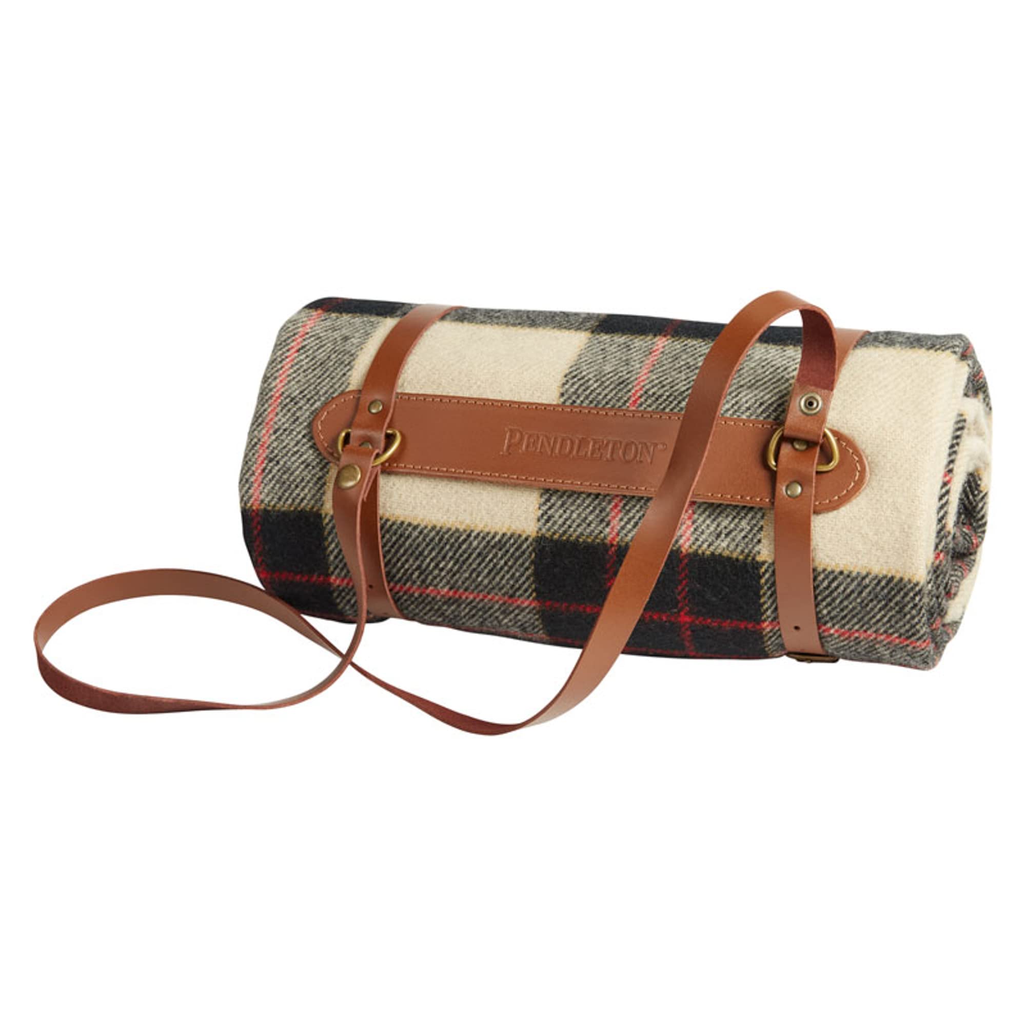 Pendleton Motor Robe with Leather Carrier Hillsdale One Size at Amazon ...