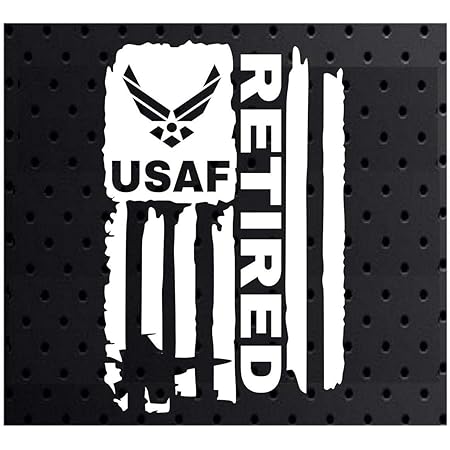 Amazon.com: United States US Air Force Retired Military Decal Military ...
