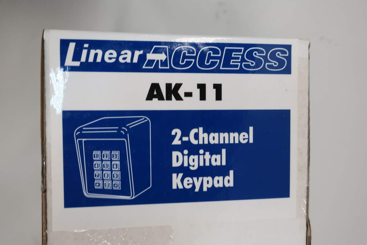 Snapklik.com : LINEAR AK-11 Access 2-Channel Key-Less Digital Entry System