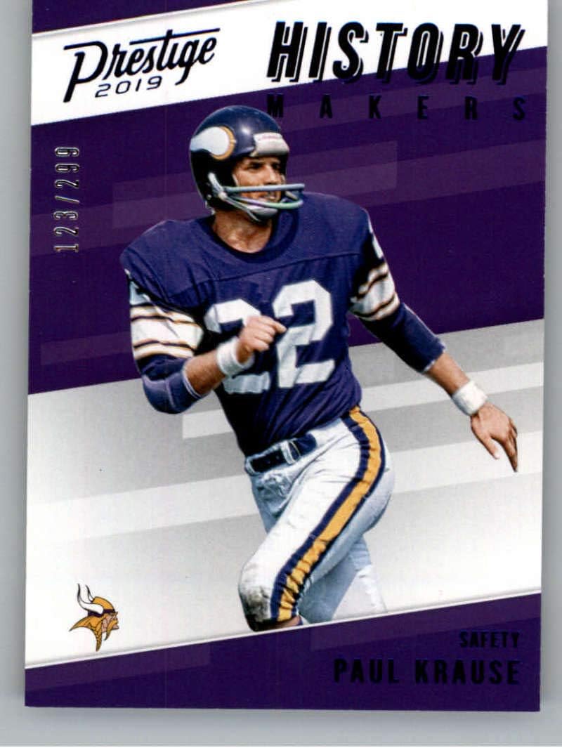 Amazon.com: 2019 Prestige History Makers Xtra Points Blue Football #11 ...