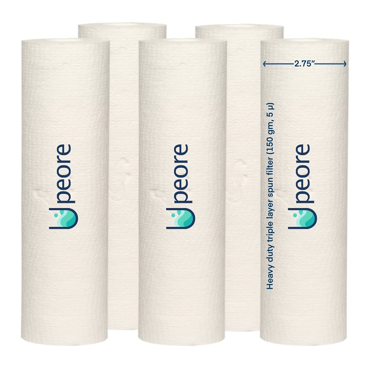 Peore Pp Spun Filter Cartridge Candle Heavy Duty Triple Density ...