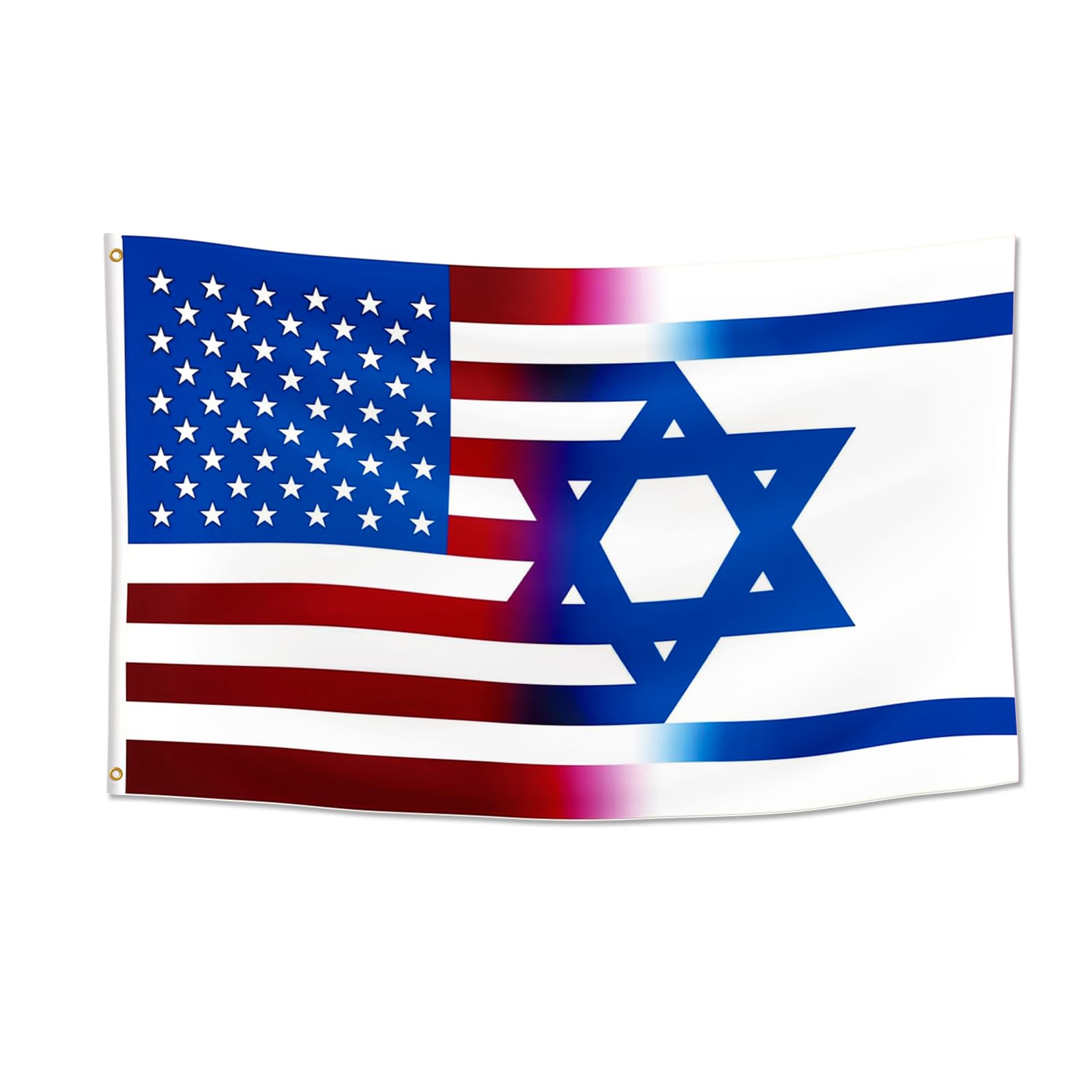 Amazon.com : Bolcagob American Bandera de Israeli Friendship Flag 2x3FT ...