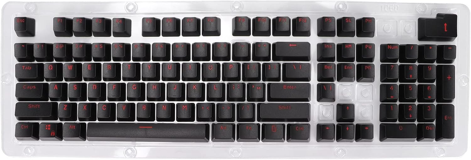 106 Keys Keycaps OEM Height Two Colors Injection Fastness OPQ Opaque ...