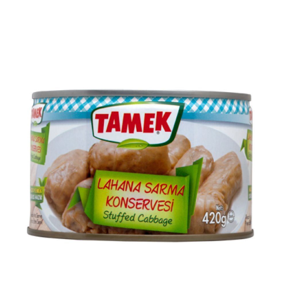 Amazon.com : Tamek Stuffed Cabbage Lahana Sarma Konsevesi 400g ...