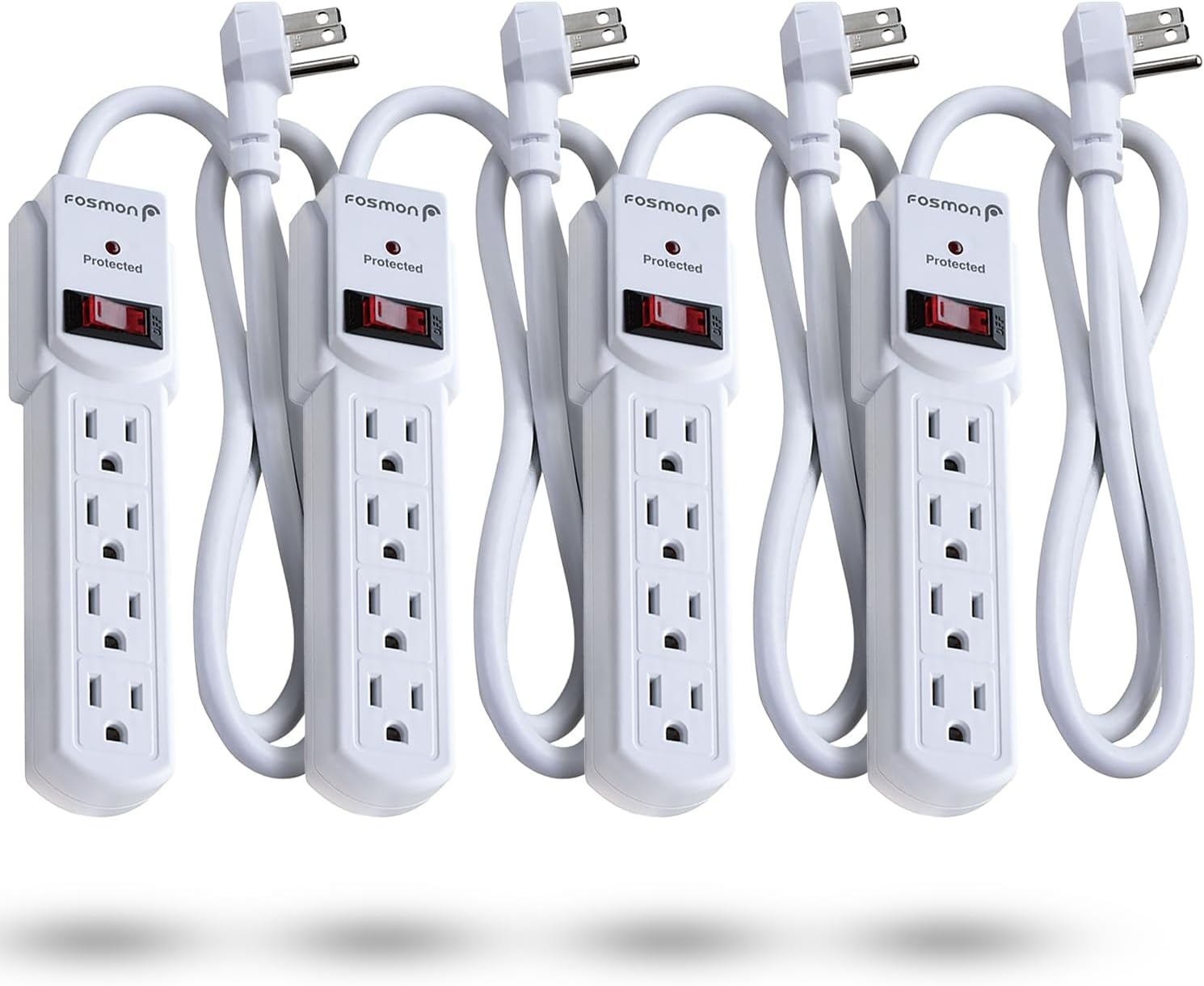 Amazon.com: Fosmon Mountable Power Strip Surge Protector - 3Ft ...