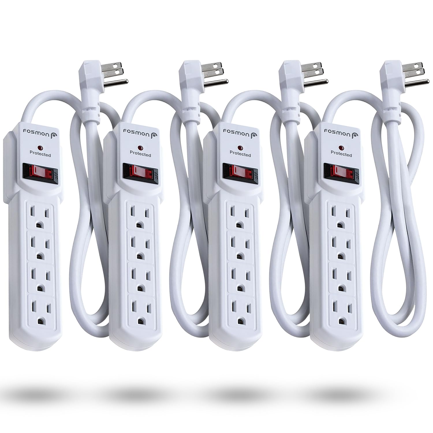Amazon.com: Fosmon Mountable Power Strip Surge Protector - 3Ft ...