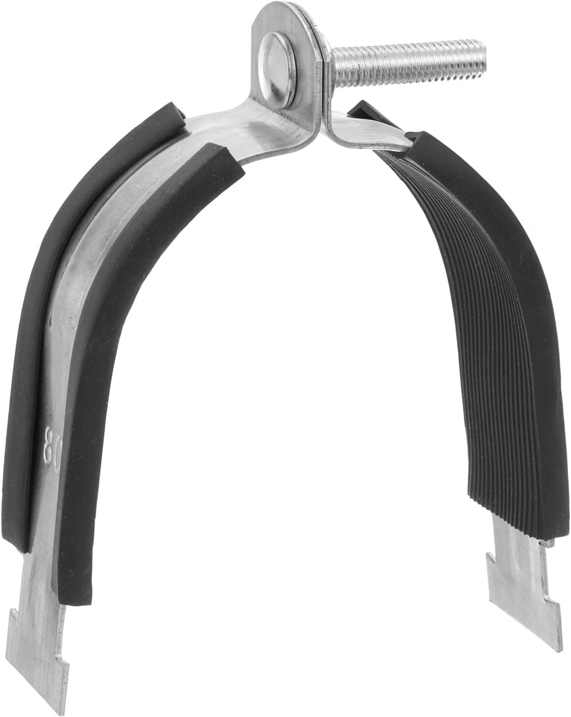 uxcell Rubber Cushion Strut Clamp Fit for 3-1/2" Pipe Cushioned Clamp ...