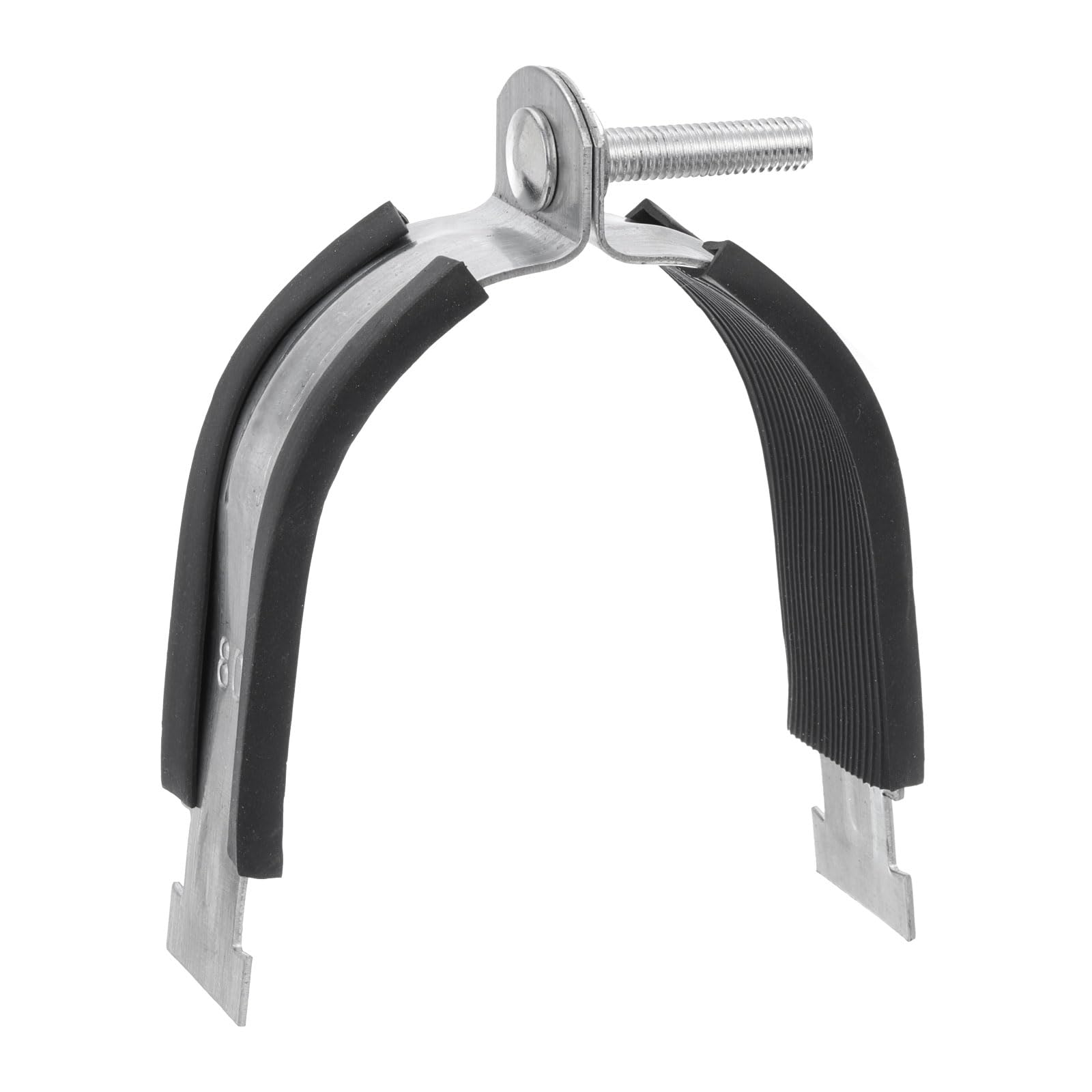 uxcell Rubber Cushion Strut Clamp Fit for 3-1/2" Pipe Cushioned Clamp ...