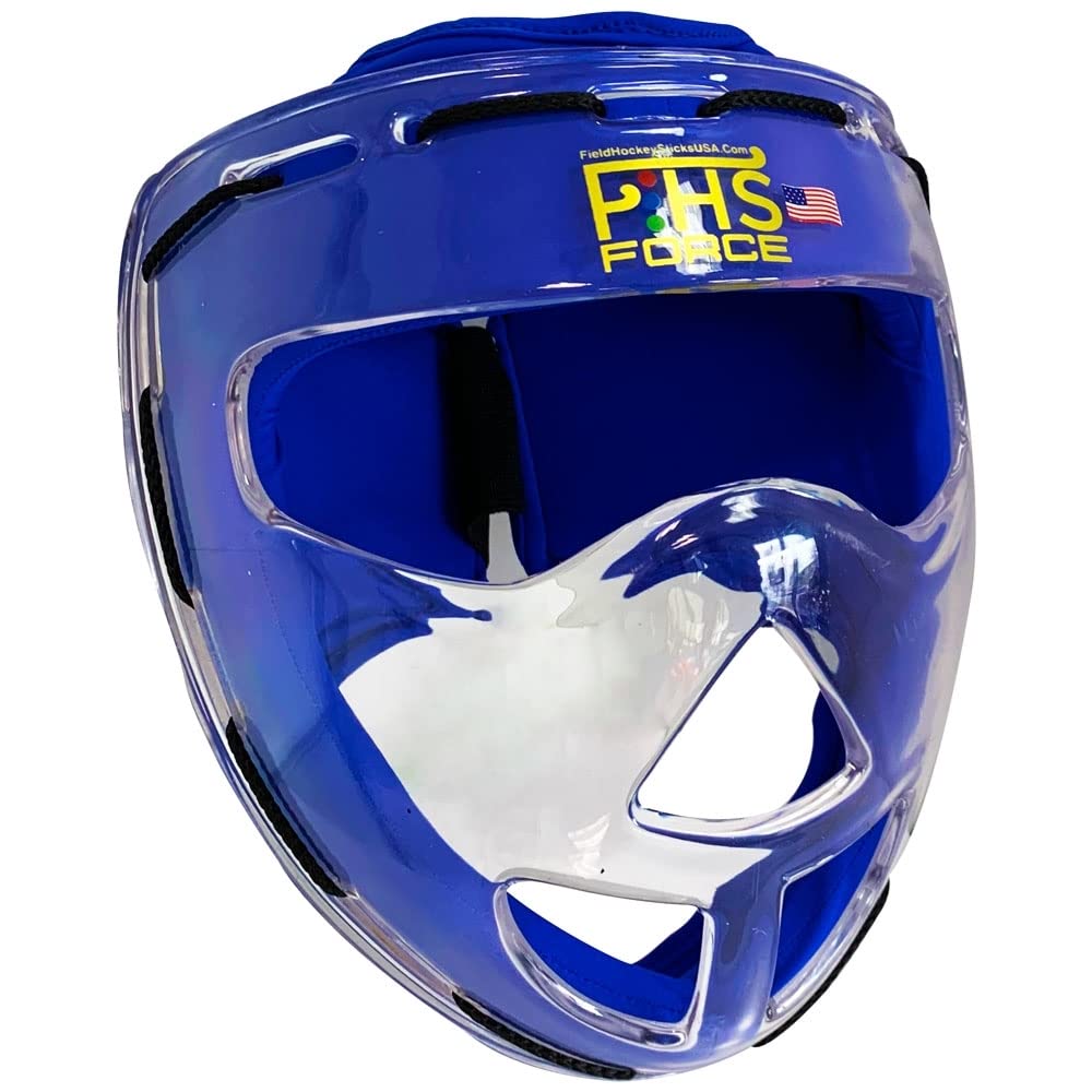 Snapklik.com : Short Corner Field Hockey Face Mask Force Blue Clear ...