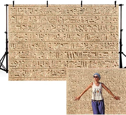 Amazon.com : 8x6ft Egypt Hieroglyphs Backdrop Ancient Egyptians ...
