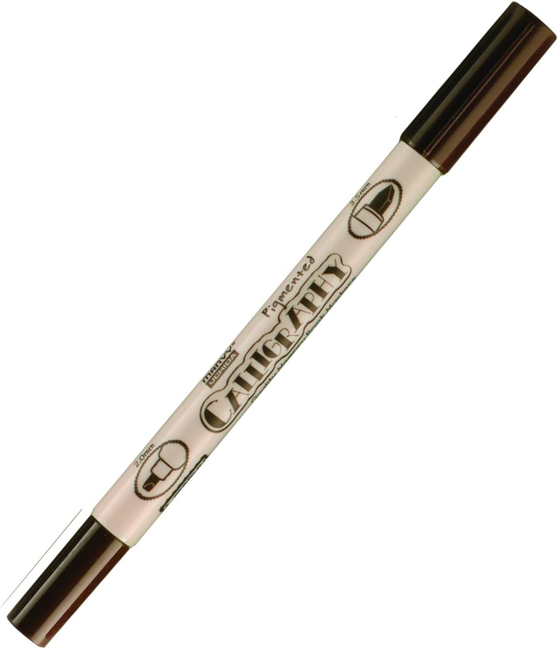 Amazon.com: Uchida 1960-C-18 Marvy Calligraphy Pigmented Chisel Tip ...