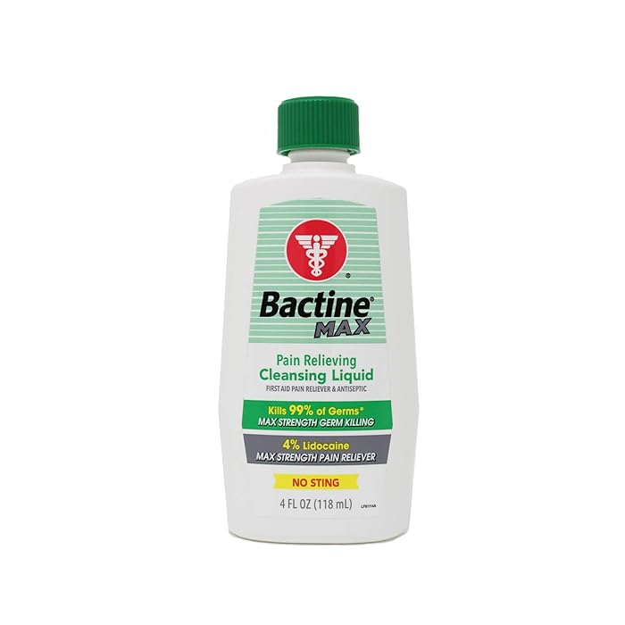 Buy Bactine Max Pain Relieving Cleansing Liquid, Green, 4 Fl Oz Online ...