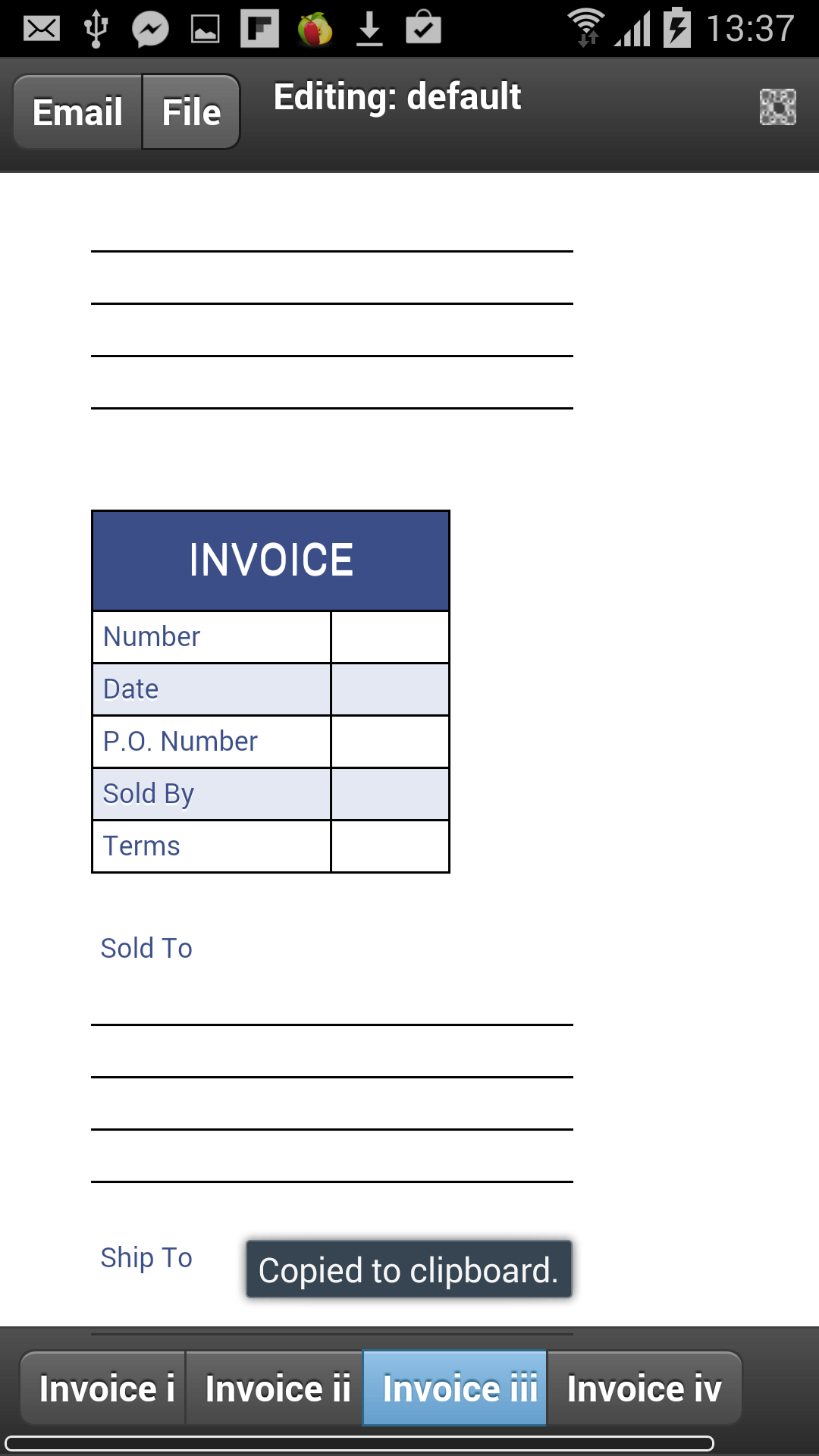 Commercial Invoice-Amazonアプリストアのアプリ