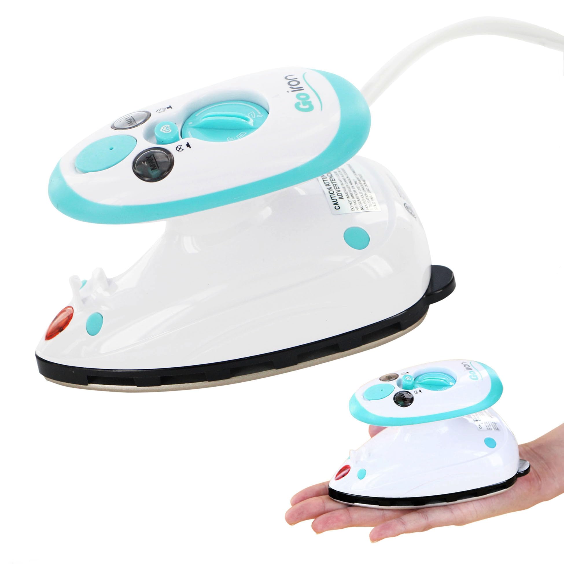 GoIron Portable Mini Steam Iron for Home, Travel, Crafting, Sewing and ...