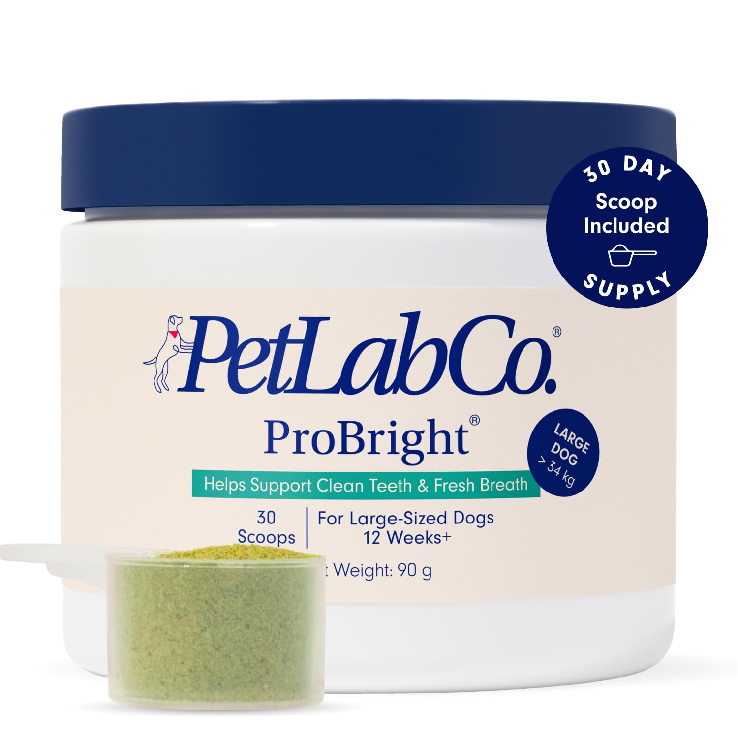 PetLab Co. ProBright® Dental Powder - Dog Breath Freshener - Teeth ...