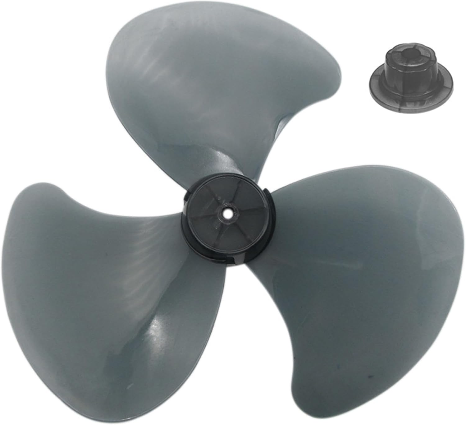 Fan Blades Replacement, 16 Inch & 3 Leaves Fan Blades with Nut Cover ...