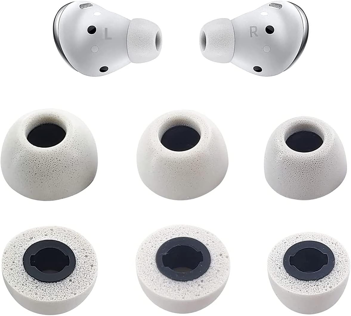Amazon.com: ALXCD Earbud Tips for Galaxy S7, Ear Tips, 4 Pair White ...