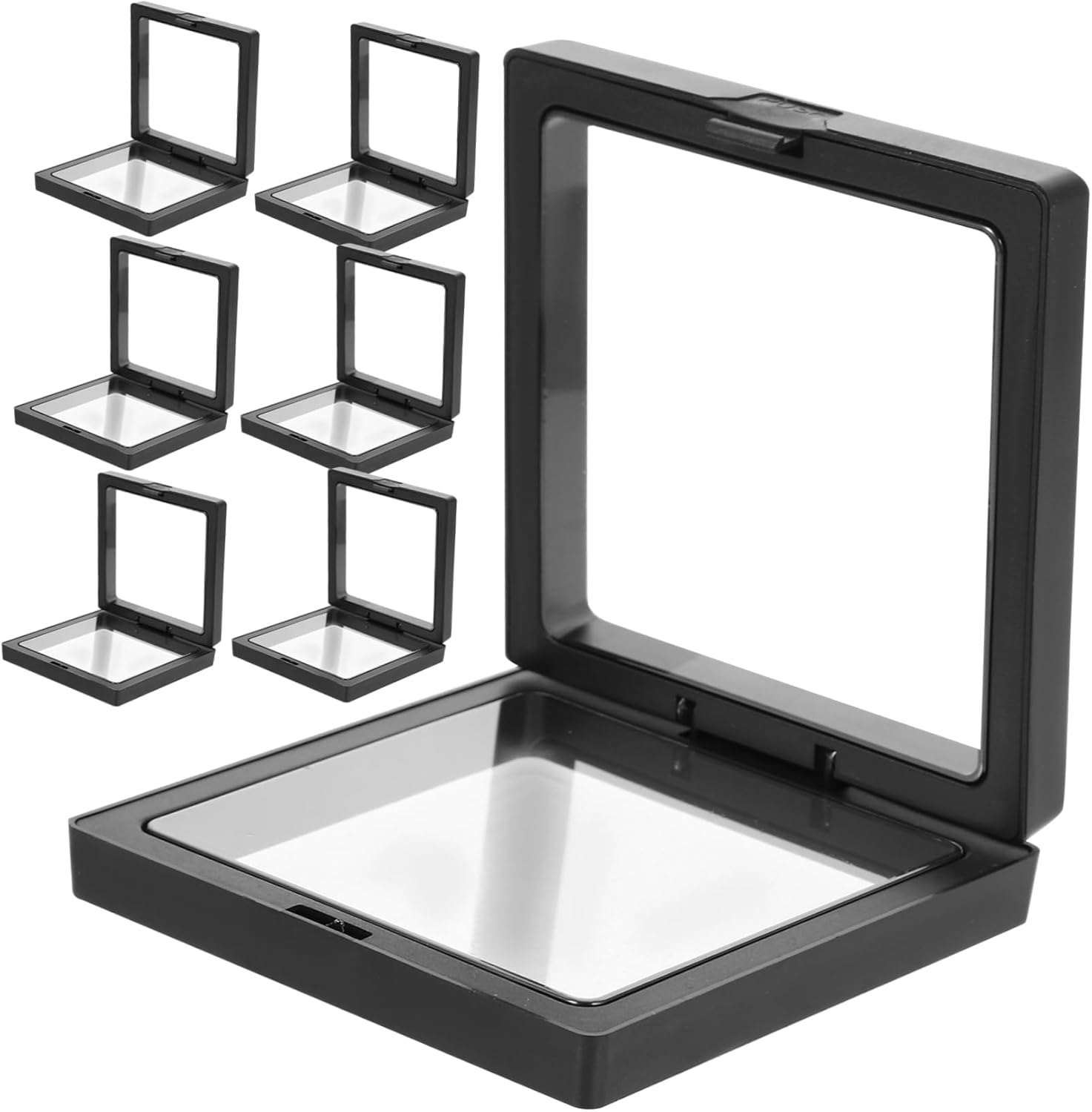 SAFIGLE 12pcs Suspended Display Box 3D Floating Display Frame Floating Display Frame Holder ...
